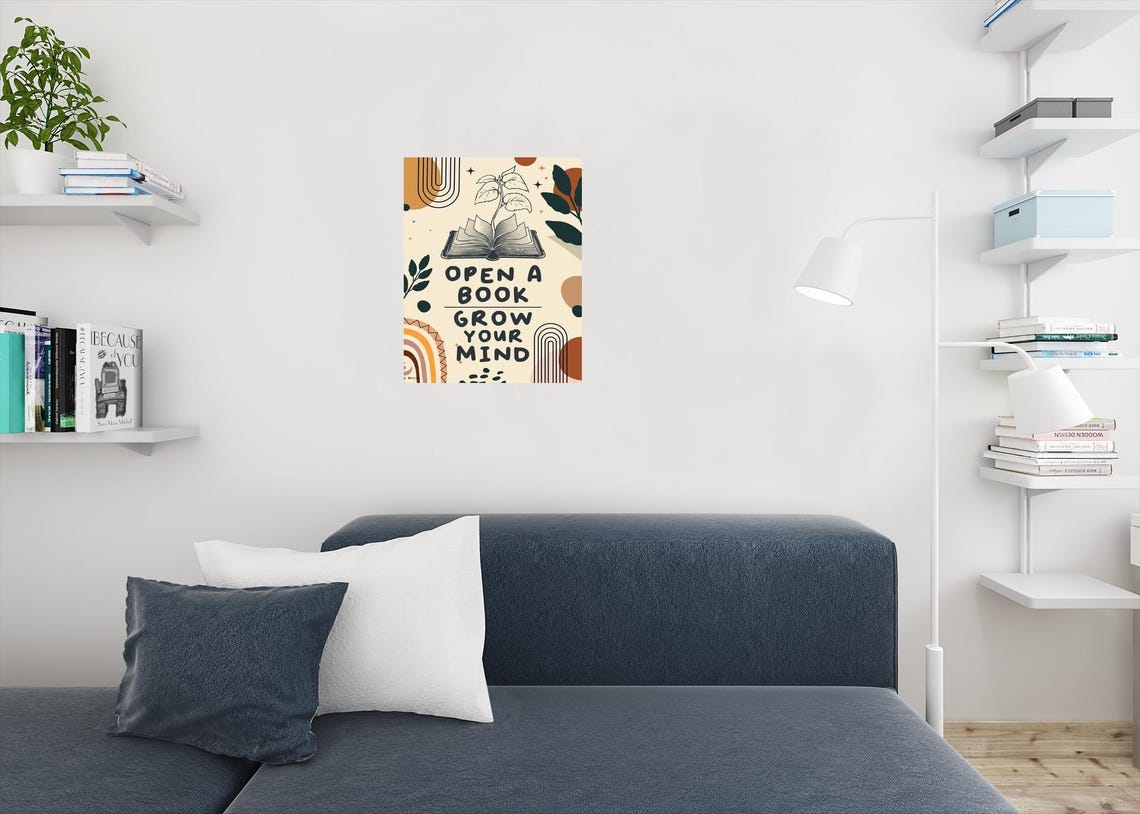 Reading Posters for Library Book Classroom Decor Art Print Poster 16x24 ...