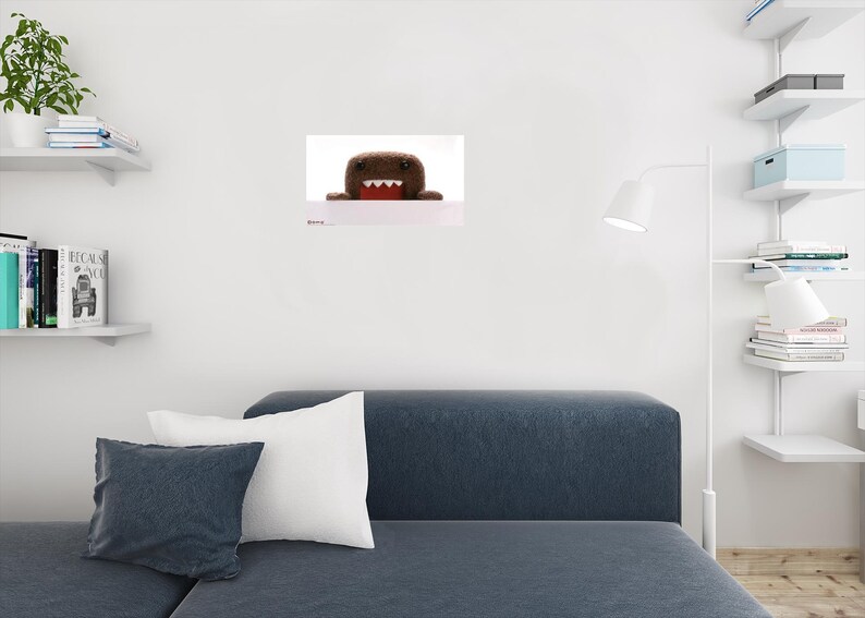 Domo Peeking Plush Funny Cute Cool Wall Art Print Poster - Etsy