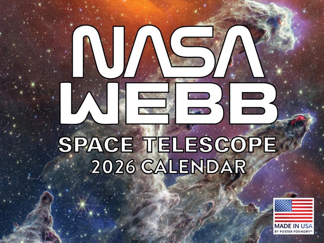 2026 NASA James Webb Space Telescope Calendar | Astronomy Wall Art - Etsy