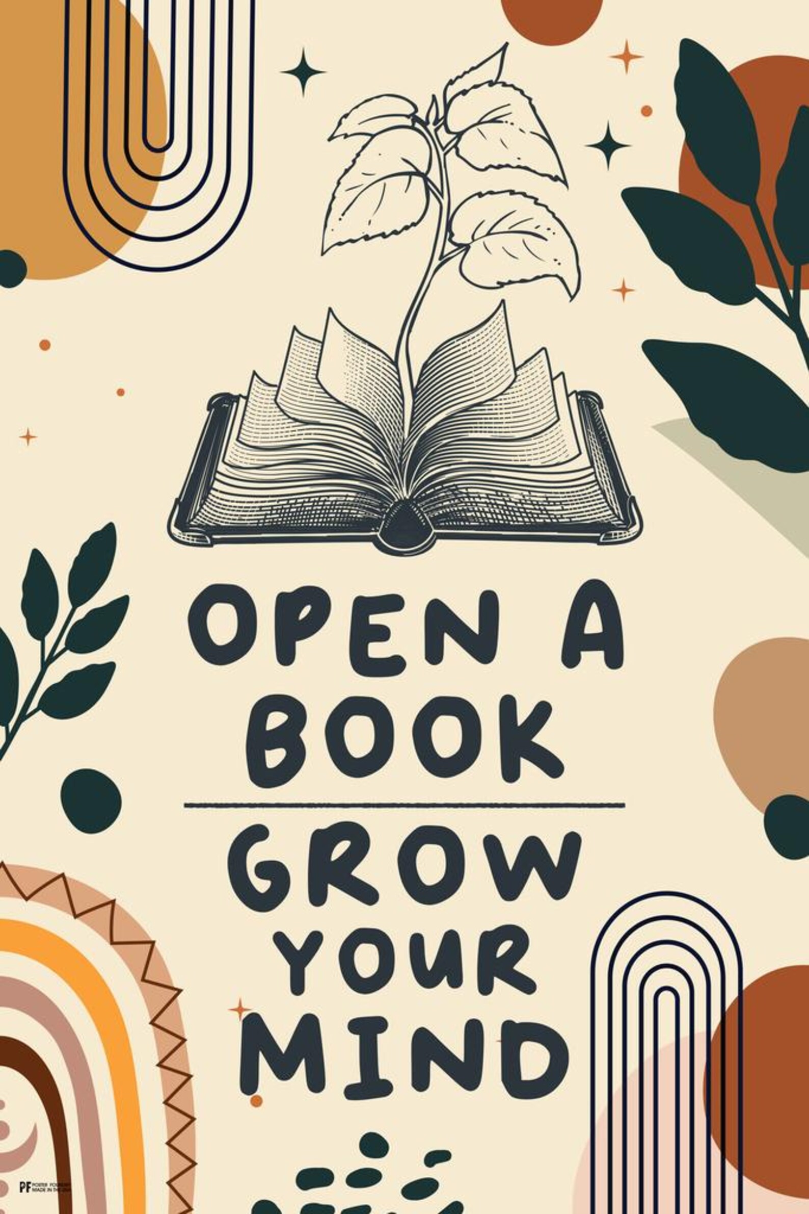 Reading Posters for Library Book Classroom Decor Art Print Poster 12x18 ...