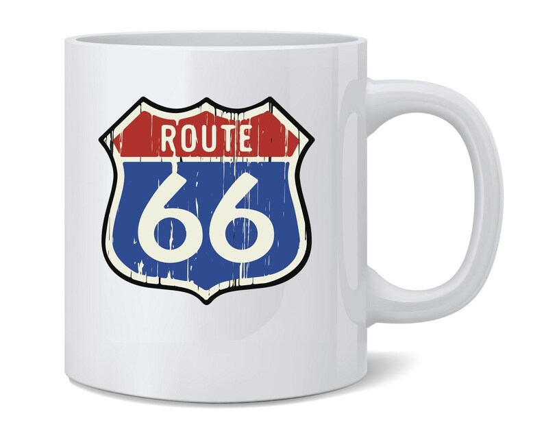 Route 66 Road Sign Retro Vintage Classic Coffee Mug 12oz - Etsy
