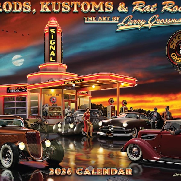 Hot Rod Calendars 2026 - Etsy