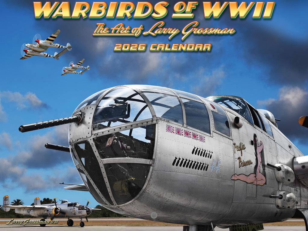 2026 Warbirds of WW2 Calendar | Larry Grossman Aviation Art - Etsy