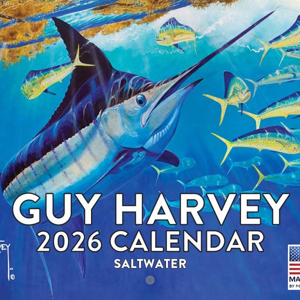 Fishing Calendars 2026 - Etsy