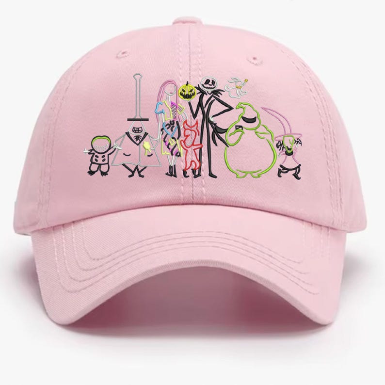 Spooky Group Outline Embroidery Design | Halloween Characters Machine ...