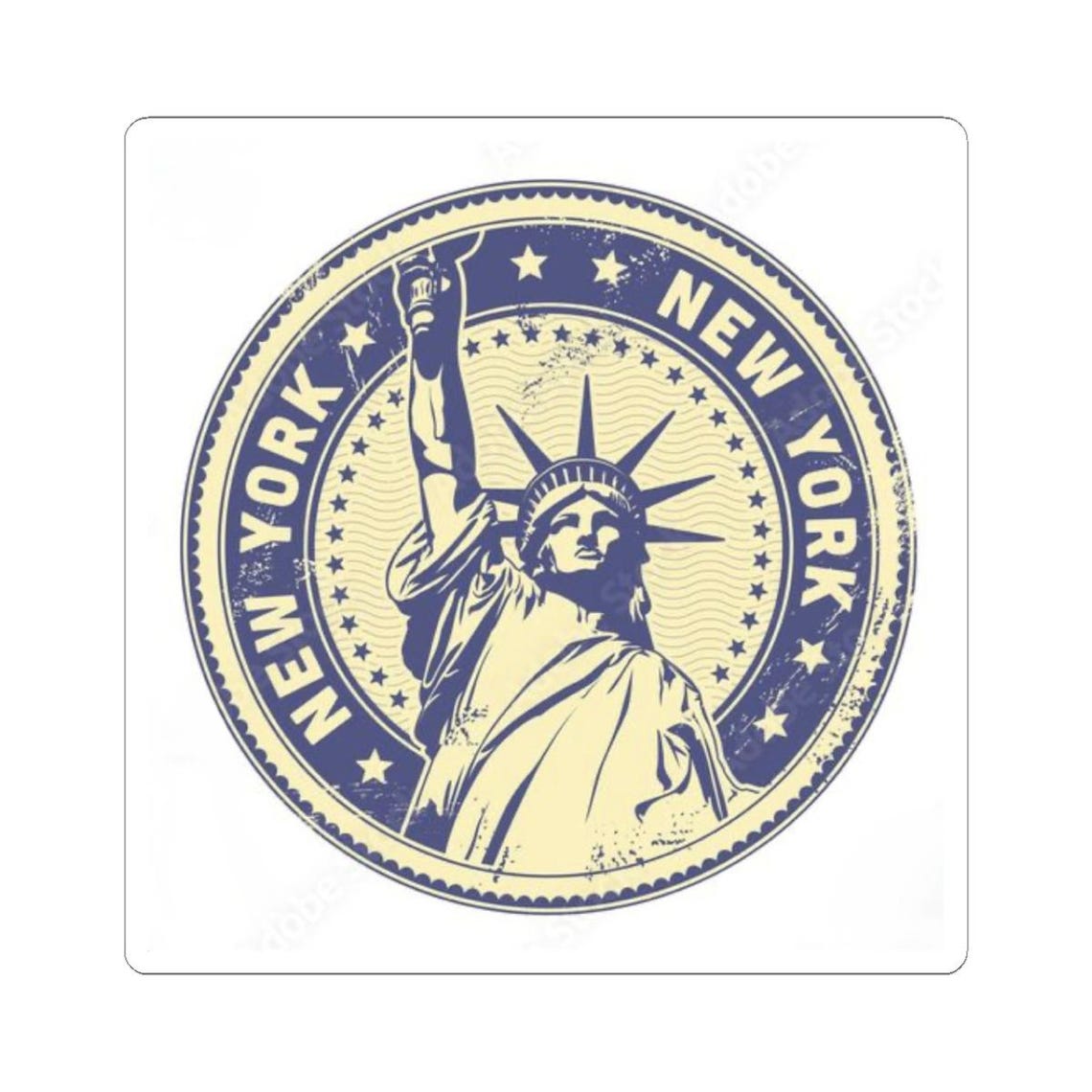 Statue of Liberty Stickers: Waterproof NYC Travel Decals - Etsy