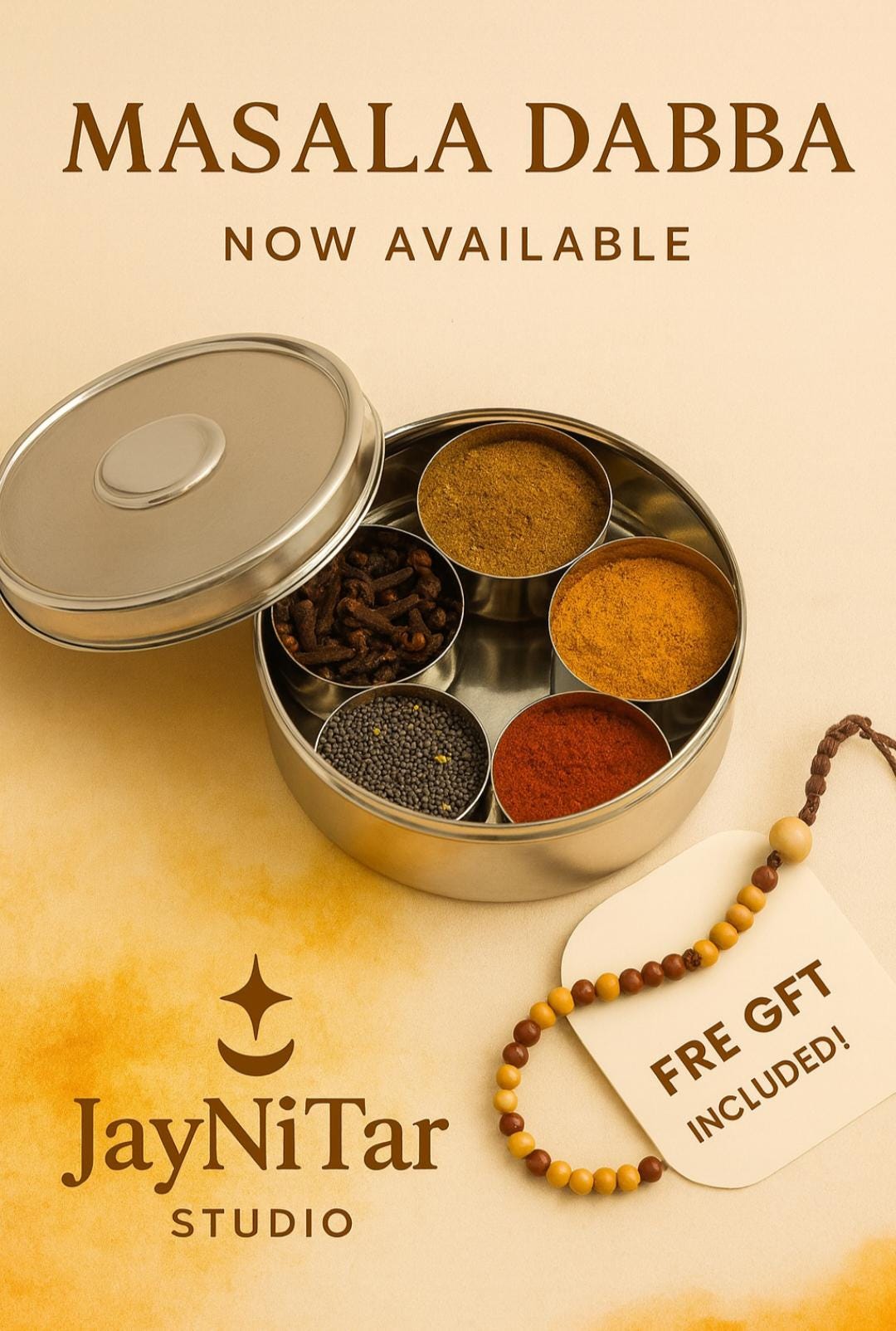 Stainless Steel Masala Box: Indian Spice Storage With 7 Containers - Etsy