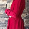 Victorian House Coat in Red Corduroy - Etsy