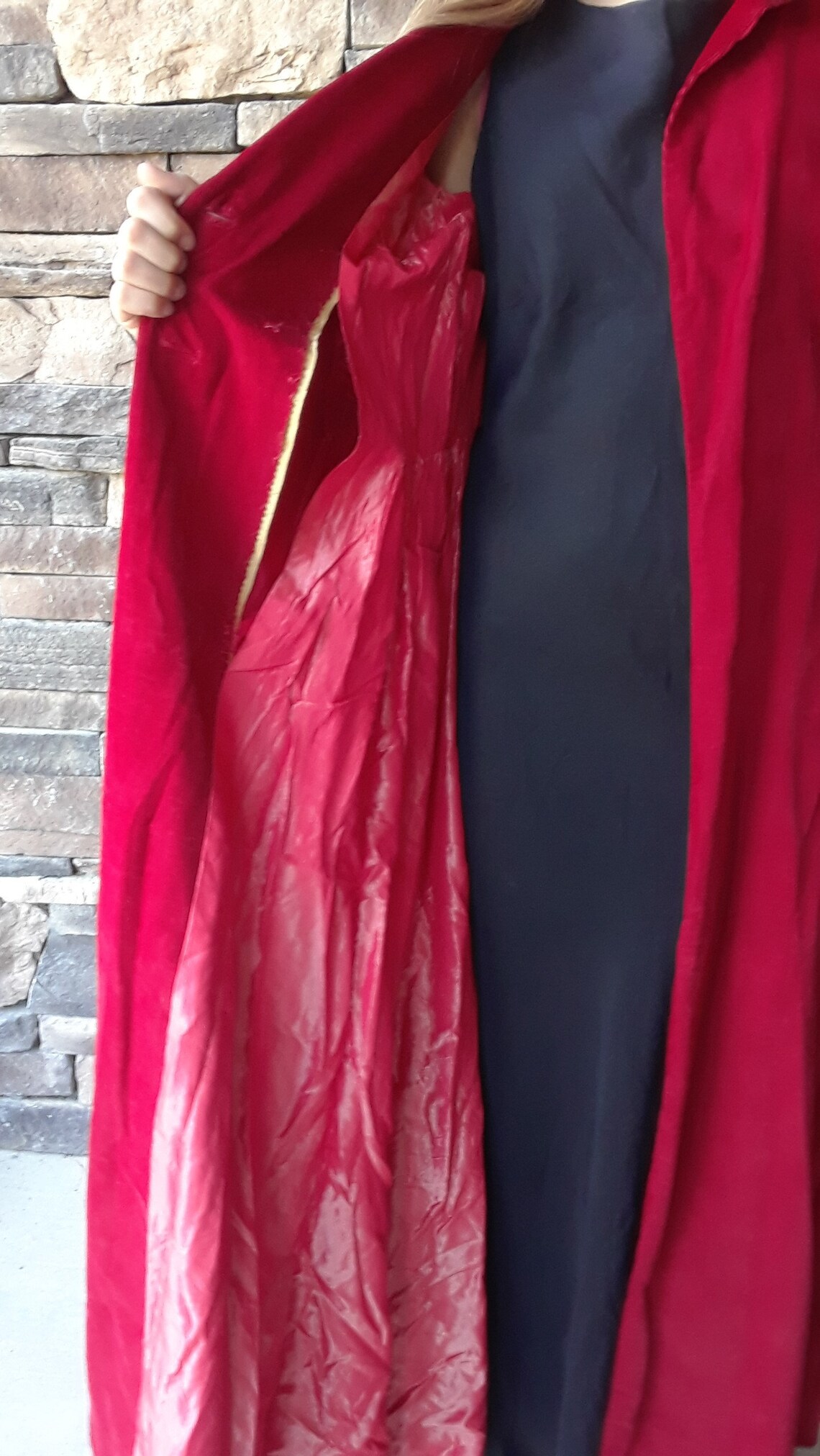 Victorian House Coat in Red Corduroy - Etsy