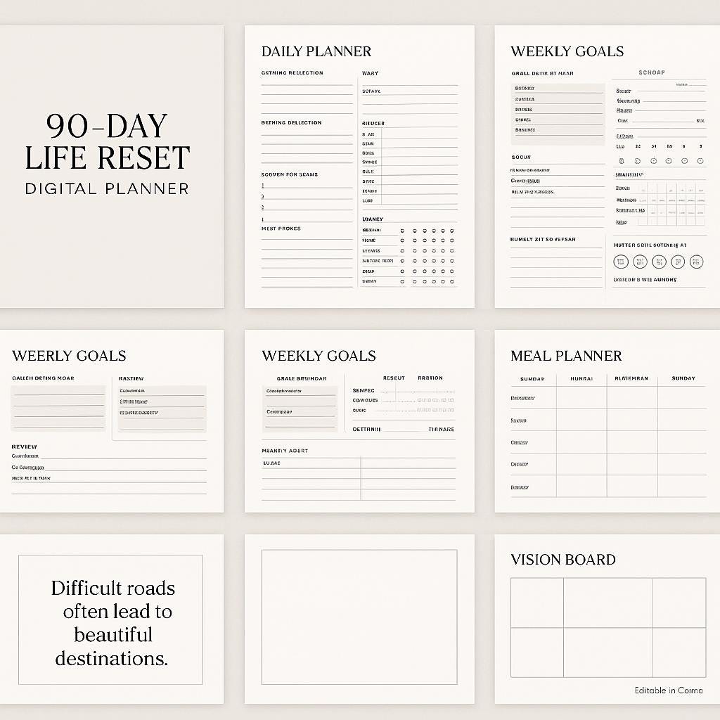 90 Day Reset Plan - Etsy UK