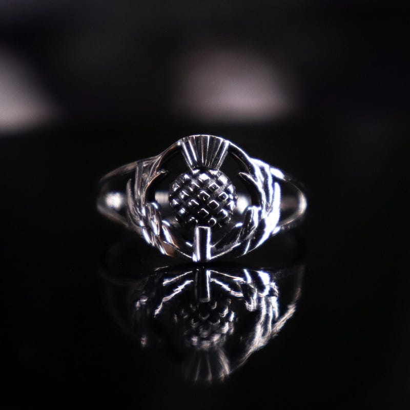 Thistle Ring - Etsy