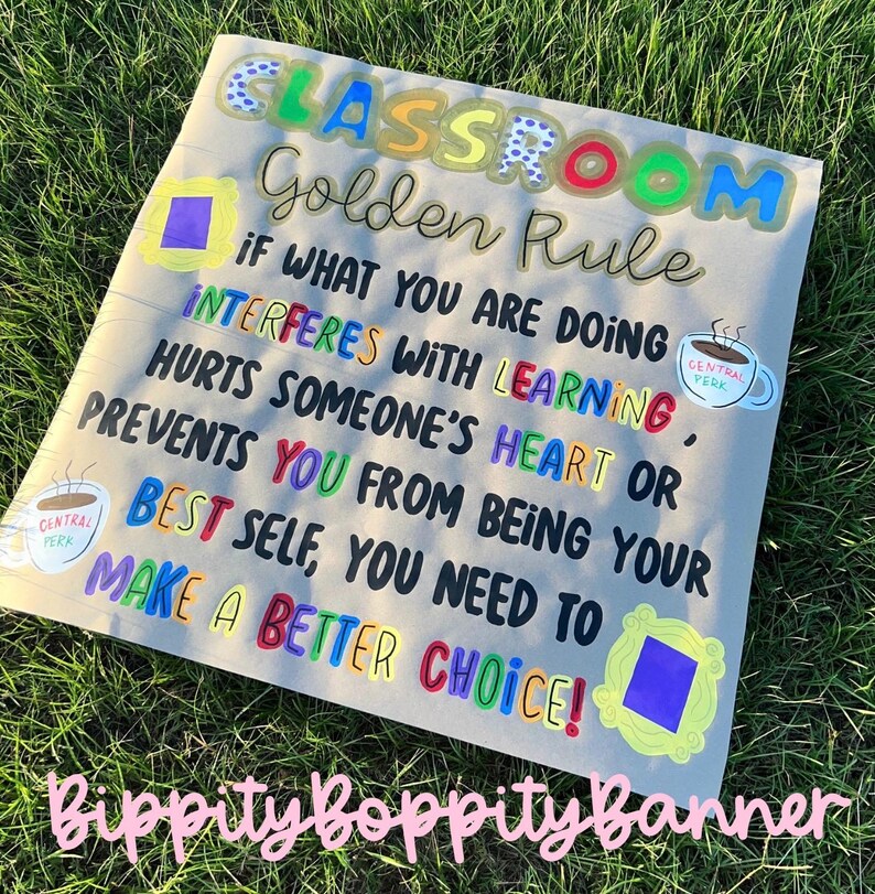 Classroom Golden Rule Banner—classroom Decoration - Etsy