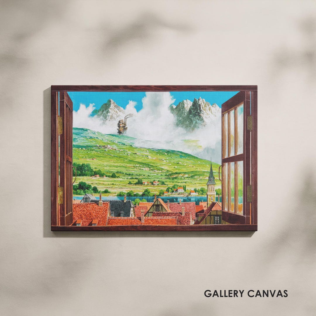 Howl’s Moving Castle Print, Studio Ghibli Wall Art, Magical Howl’s ...