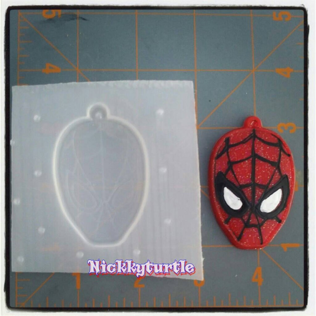Spiderman Flexible Plastic Resin Mold - Etsy
