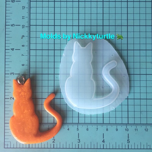2 Cat Choices Silicone Mold for Resin and Epoxy. Sized - Etsy
