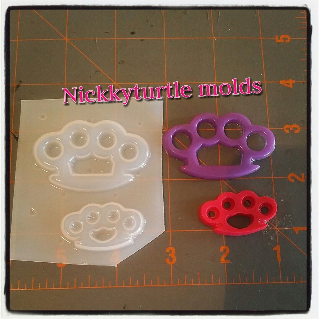 Brass Knuckle Flexible Plastic Resin Mold - Etsy
