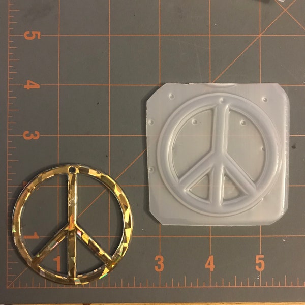 Peace Sign Resin Mold - Etsy