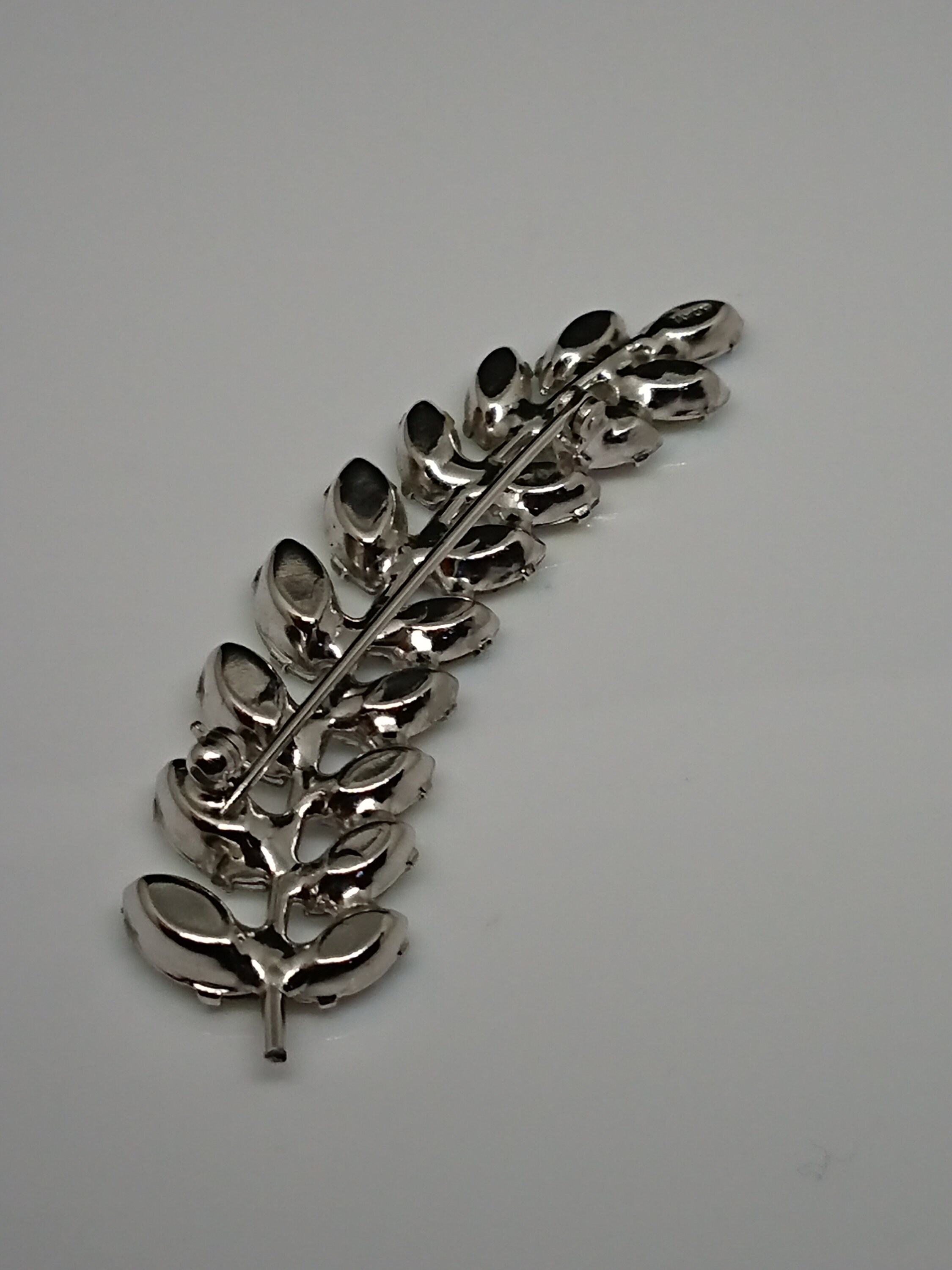 B David Clear AB Navette and Faceted Round Necklace & Brooch - Etsy UK