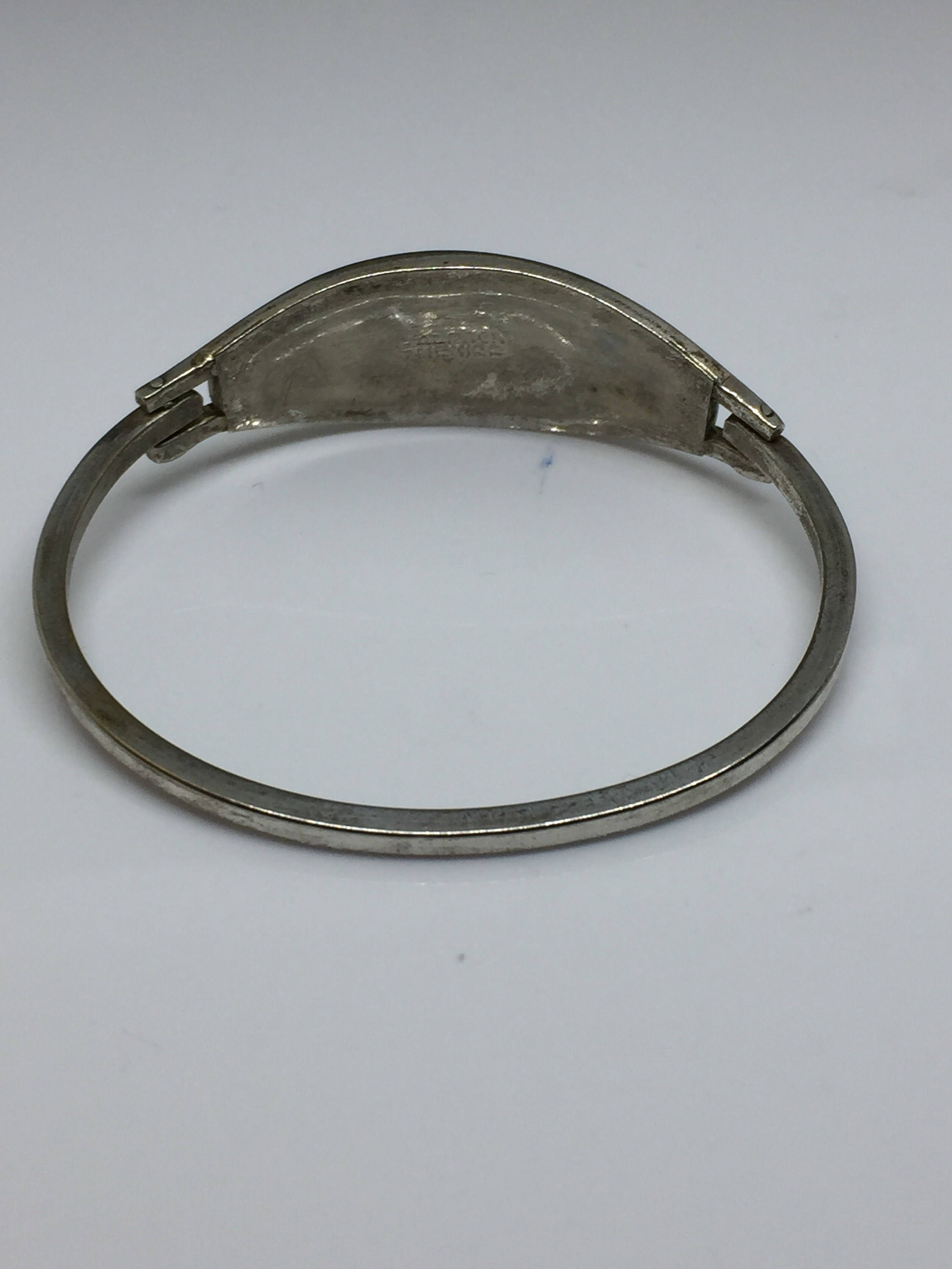 Alpaca Mexico Silver Inlaid Enamel, Abalone and Mother of Pearl Choker ...