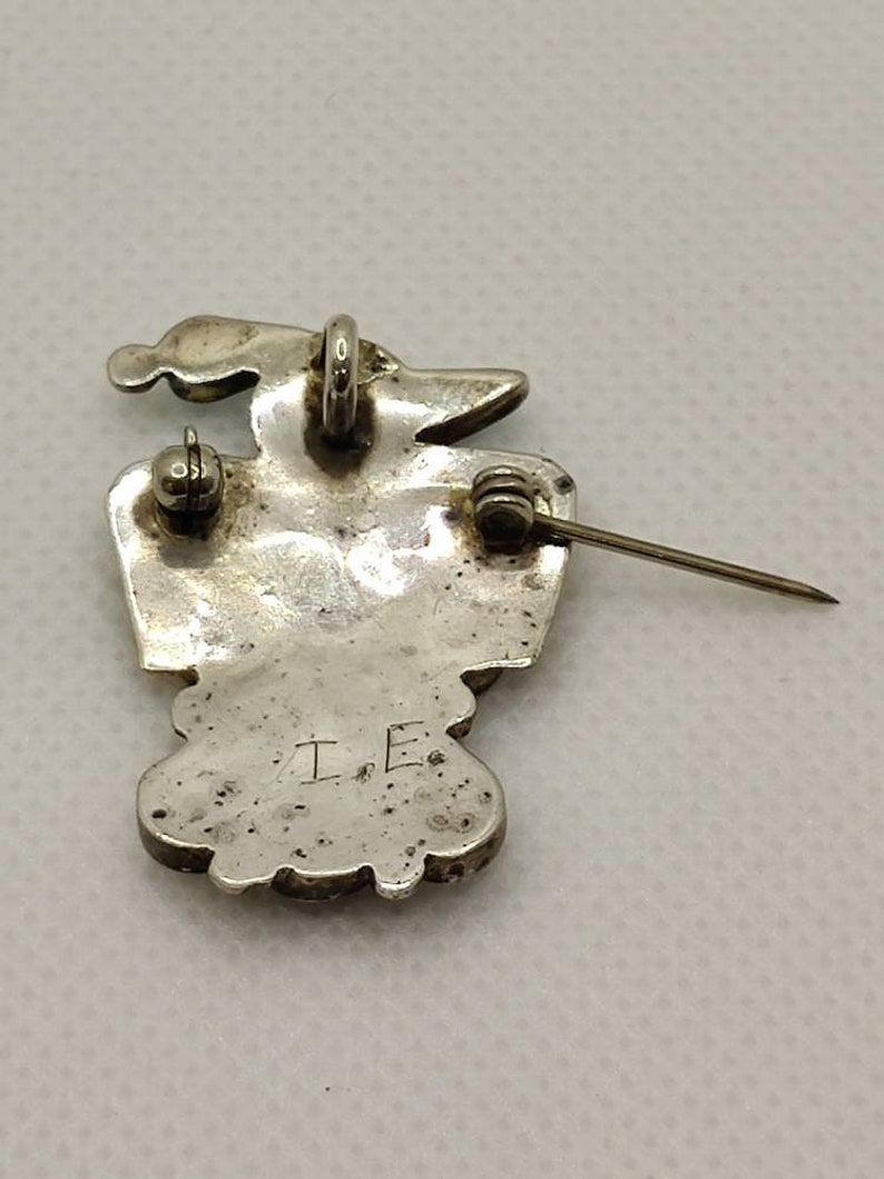 Zuni Native American Phoenix Bird Pendant & Brooch - Etsy Australia