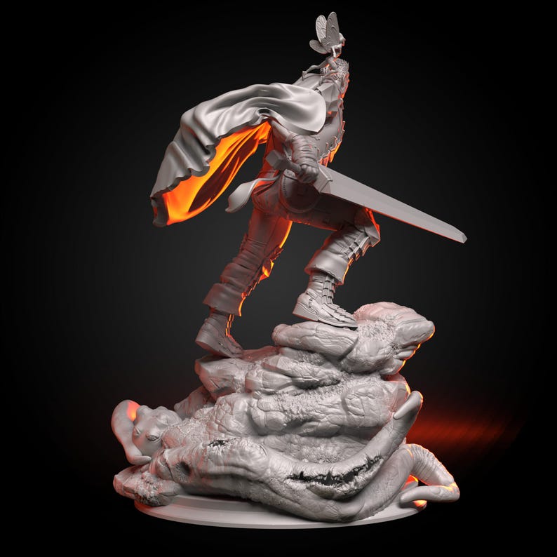 Guts Action Figure (STL File) – 3D Printable Berserk Character (with ...