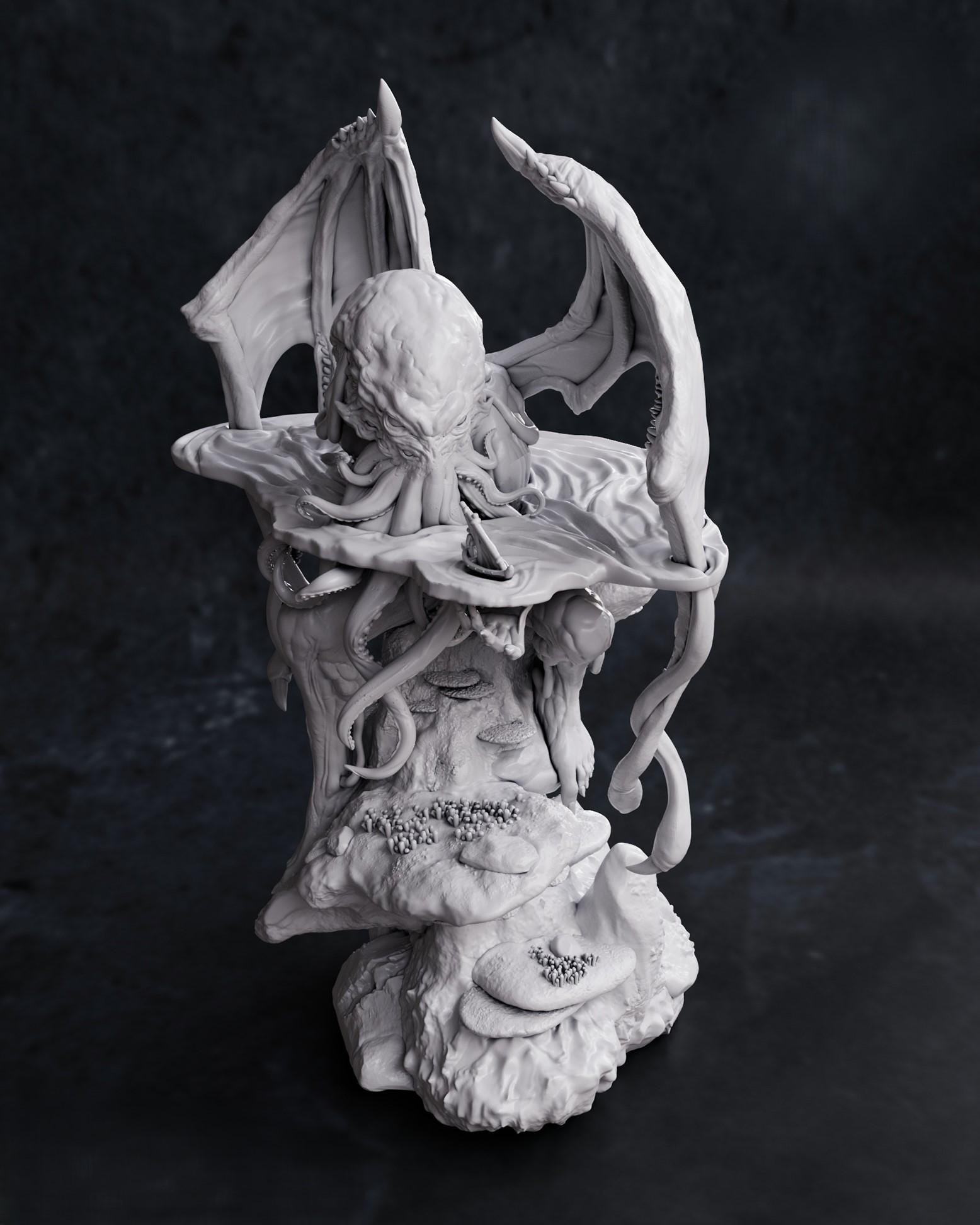 Cthulhu STL – Lovecraft Horror in 3D - Etsy