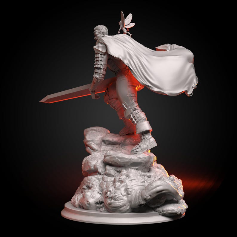 Guts Action Figure (STL File) – 3D Printable Berserk Character (with ...