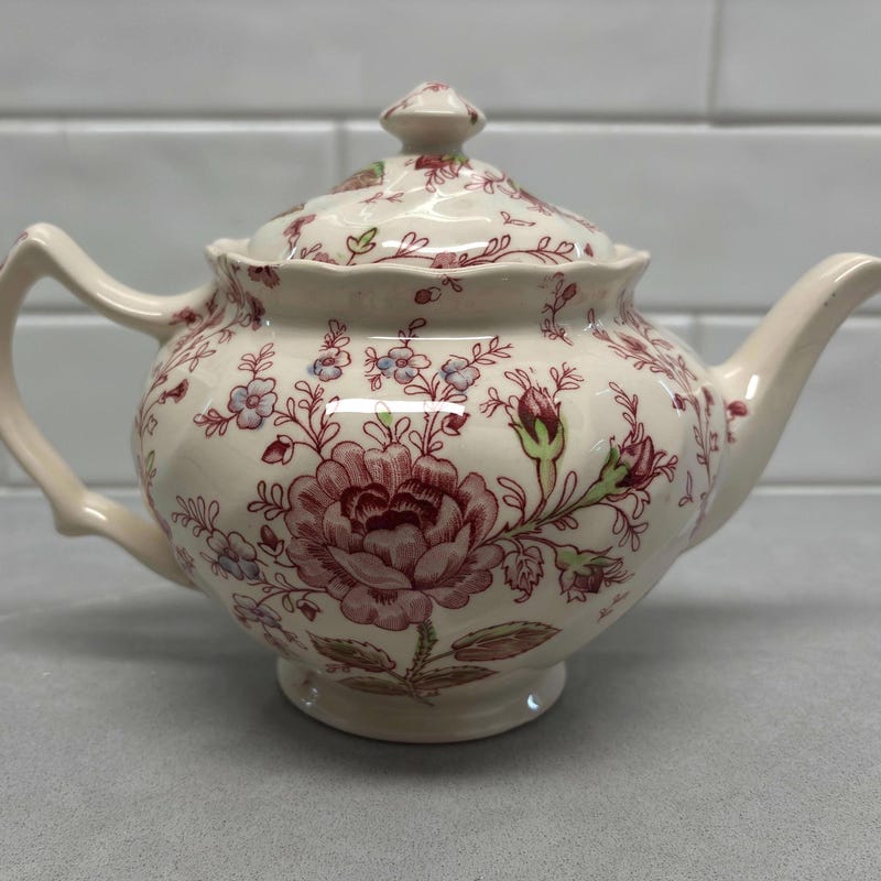 Pink Teapot - Etsy