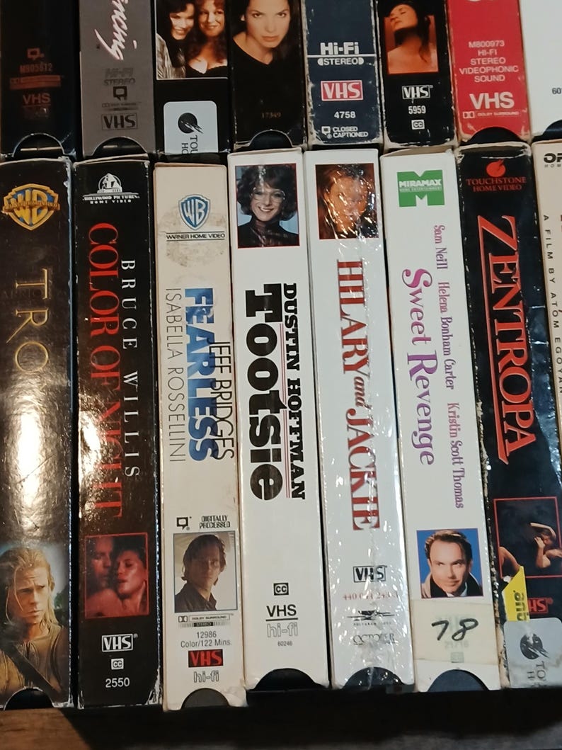 Vintage VHS Movies • Dirty Dancing, Showgirls & 90s Favorites • Choose ...