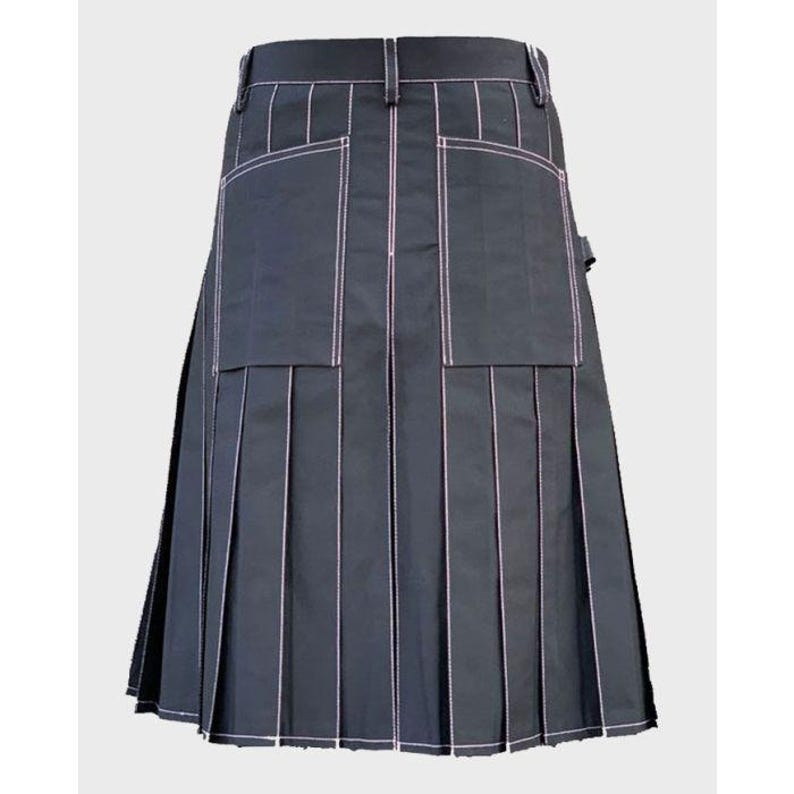 Craftsman Workout Cargo Utility Kilt for Men | Heavy-duty Cotton Work ...