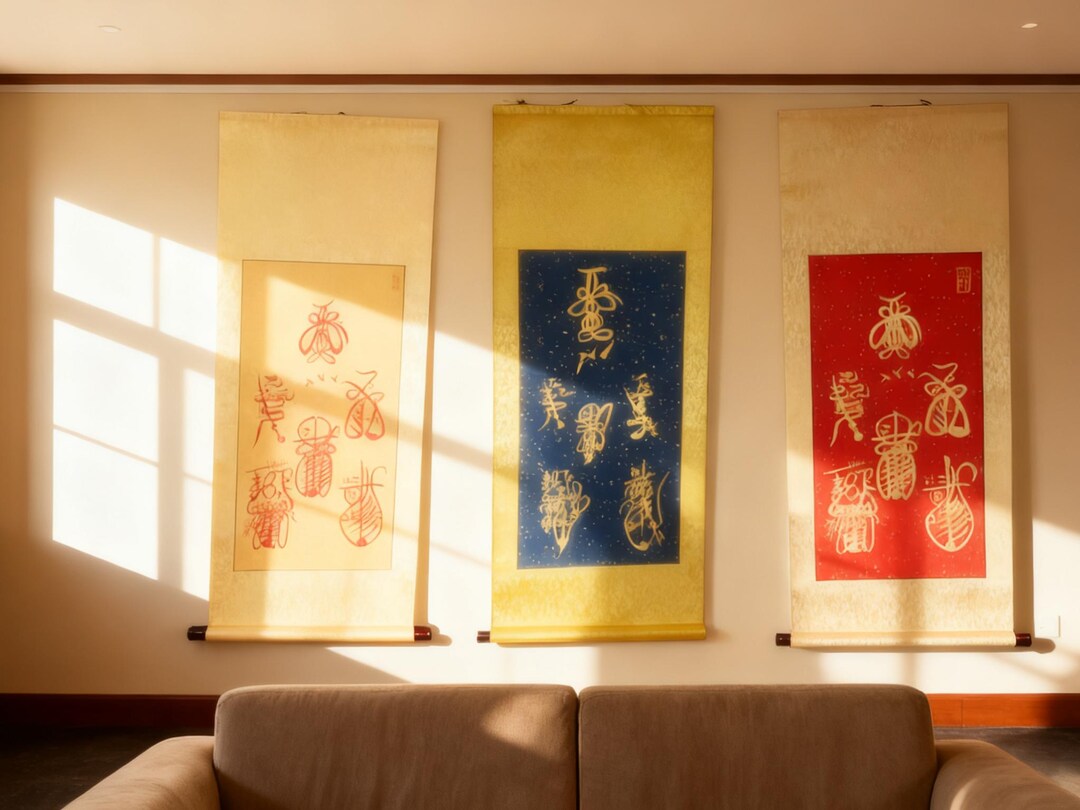 Handcrafted Taoist Talisman Scroll | Authentic Chinese Magic Wall Art ...
