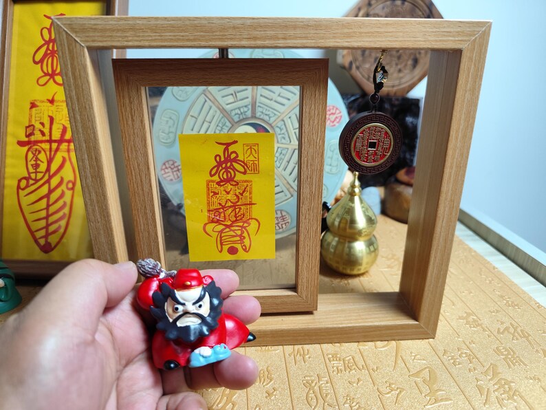 Taoist Feng Shui Protection Array | Hand-drawn Talisman & Zhong Kui ...