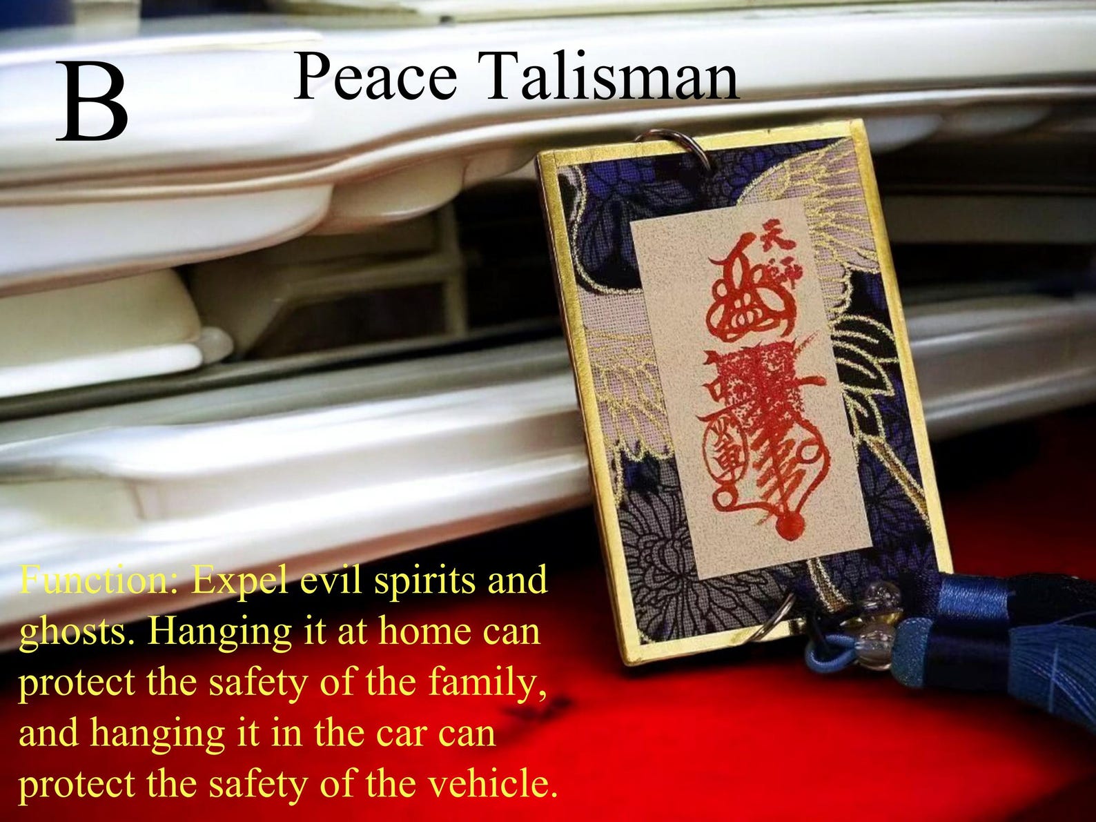 Hand-painted Taoist Talisman – Mystical Oriental Home Protection - Etsy