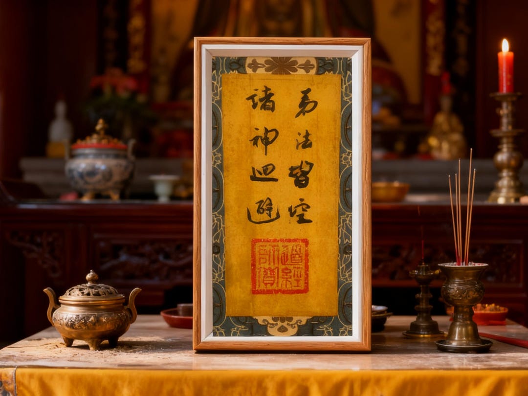 Hand-drawn Taoist Talisman | Academic Success, Home Protection - Etsy