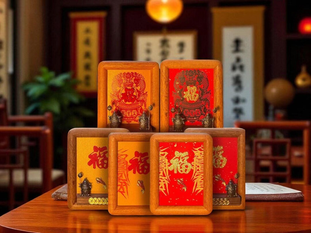 Master Blessed Fu Door God Wall Decor: Feng Shui Wealth & Protection ...