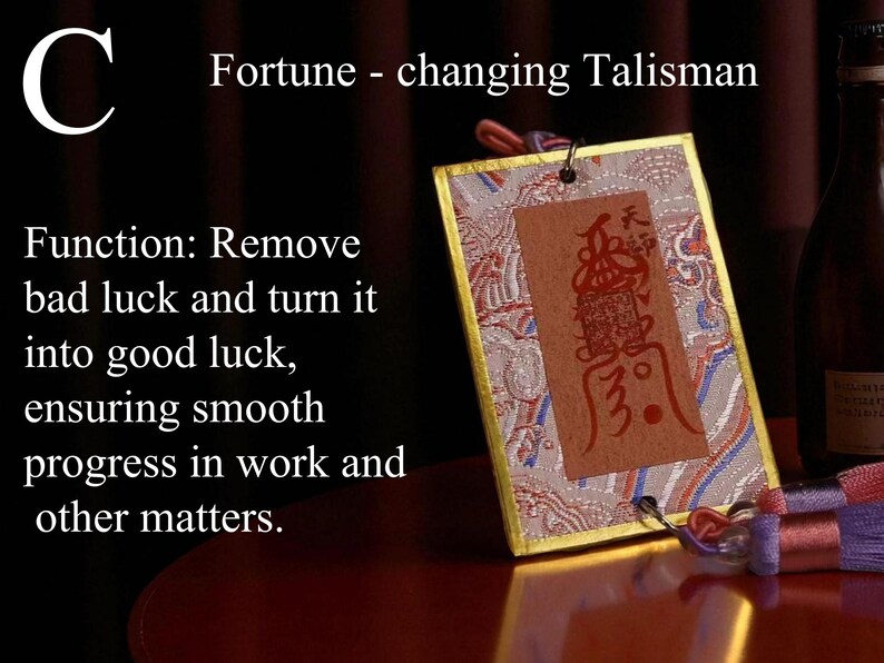 Hand-painted Taoist Talisman – Mystical Oriental Home Protection - Etsy