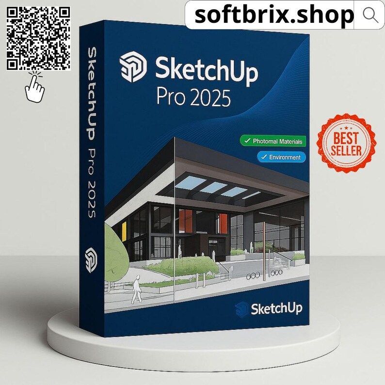 Sketchup Pro 2025 for Interior Design | Lifetime Use | Mac + PC Only on : Www.softbrix.shop - Etsy