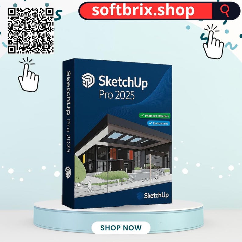 Sketchup Pro 2025 for Interior Design | Lifetime Use | Mac + PC Only on : Www.softbrix.shop - Etsy