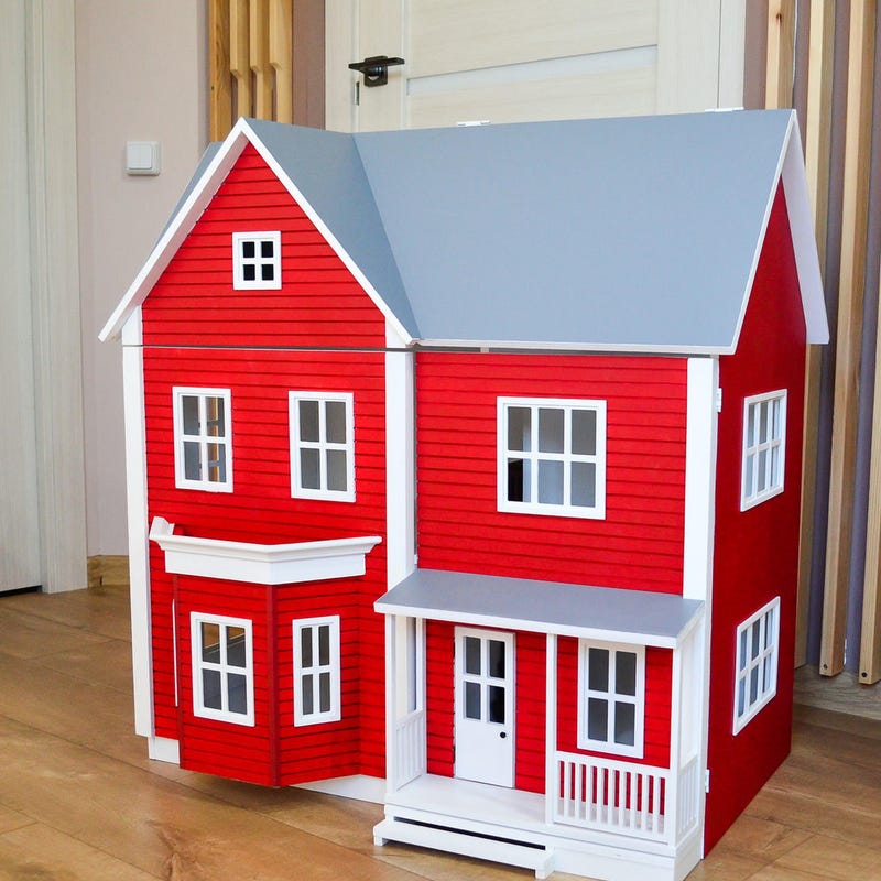 1/4 Scale Doll House - Etsy Canada