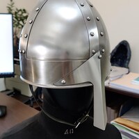 Norman / Lednica Helmet, Face Covered, Great for Reenactment, Viking ...
