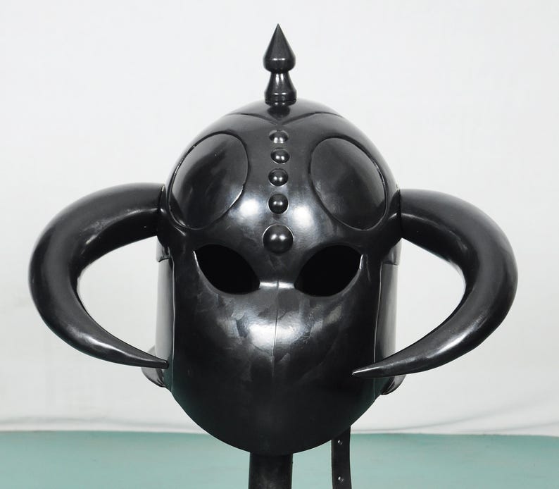 Medieval Death Dealer Helmet With Liner & Horns Handcrafted Steel ...