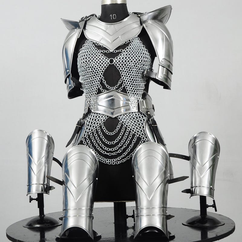 Female Knight Armor Suit - Etsy