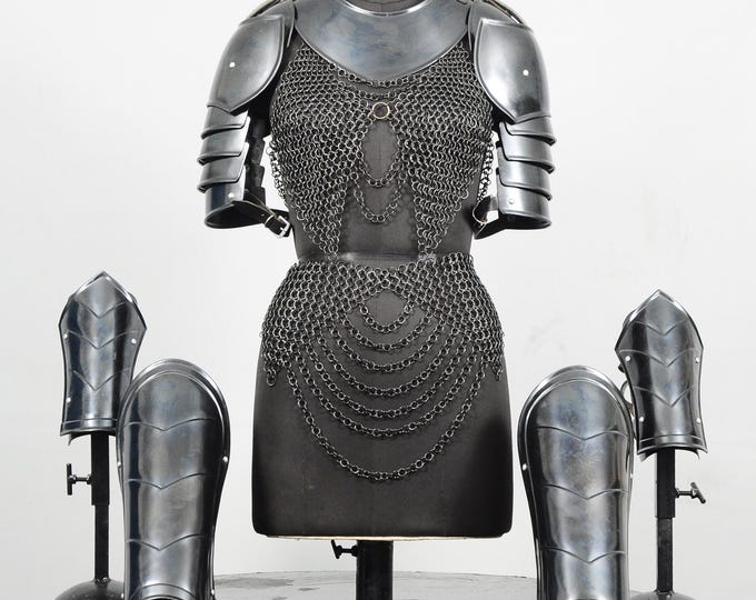 Lady Knight Armor Dress Fantasy Armor Gown Ballgown Fairytale Couture ...