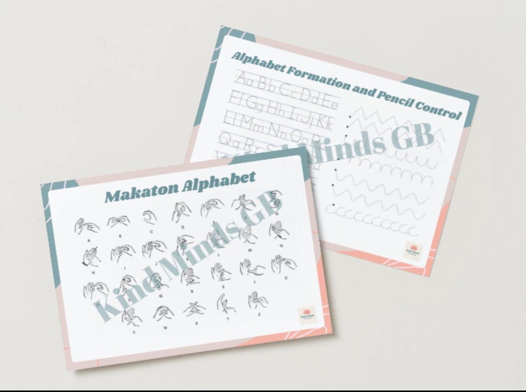 Makaton Alphabet and Pencil Control | Fine Motor | Communication ...