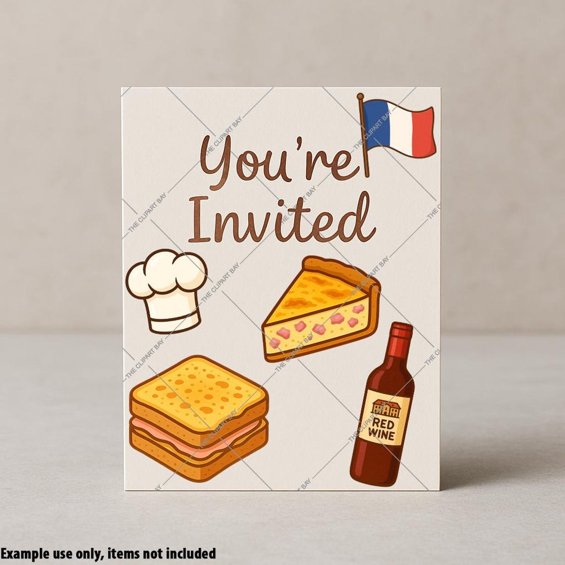 French Food Clipart Pack – 25 Transparent PNG – French Cuisine ...