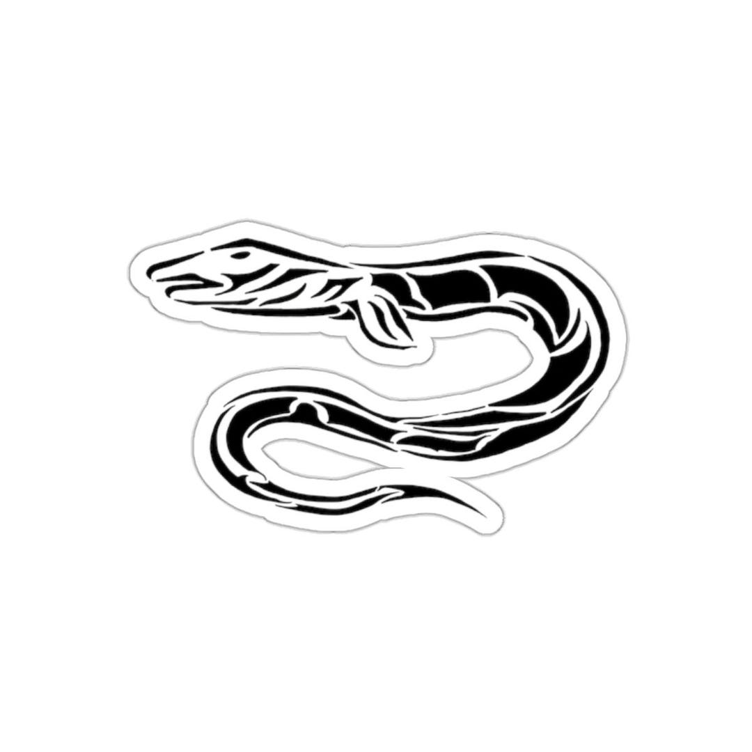 Surprised Eel 2x2 Inch Sticker - Etsy