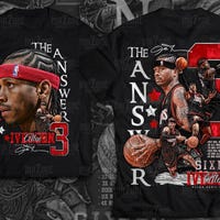 Allen Iverson Silhouette Art Print (digital Files) - Etsy
