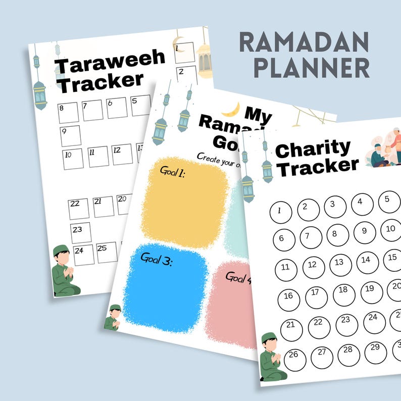 Ramadan Journal for Kids Printable | Islamic Activity Book PDF | Muslim ...