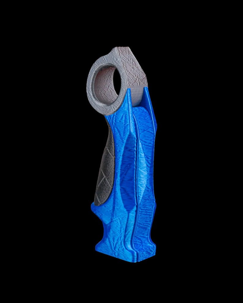 3D Printed Toy Karambit – Claw of Steel Curved Knife Prop for Kids ...