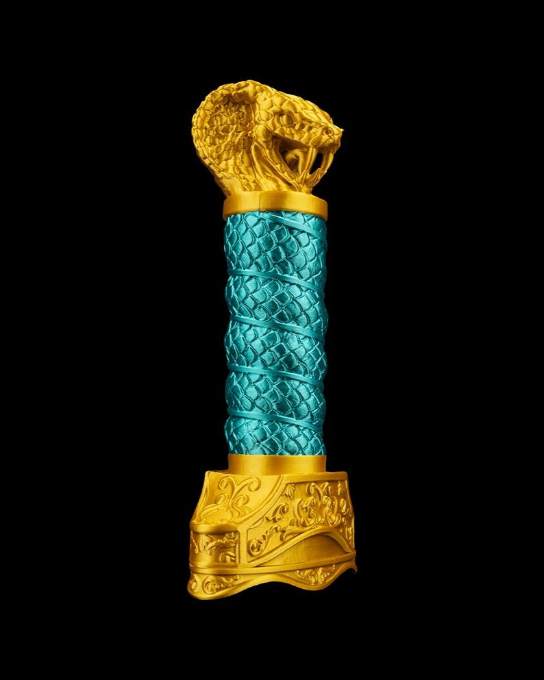 Serpents Coil Spiral Blade Toy Sword Retractable Kids Sword Fantasy ...